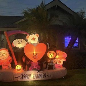 bt21 | Holiday | Bts Line Friends Bt2 Inflatable Scene For Halloween ...